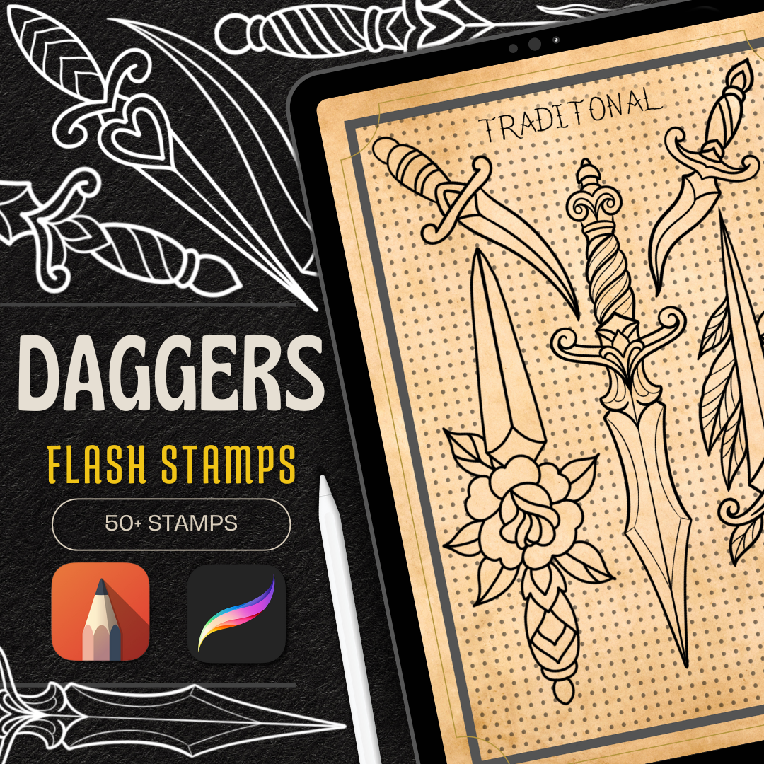 traditional flash dagger